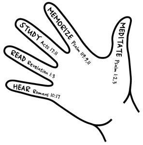The Word Hand Illustration - Coach The Bible
